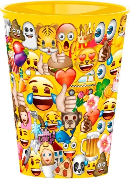 Beker Emoji 260 ML (zes stuks) | bol