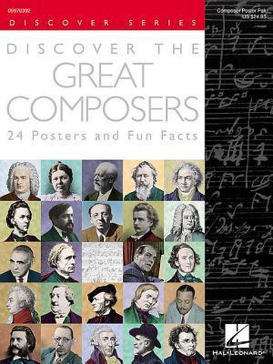 Discover the Great Composers (Set of 24 Posters) | 9781480355767 ...