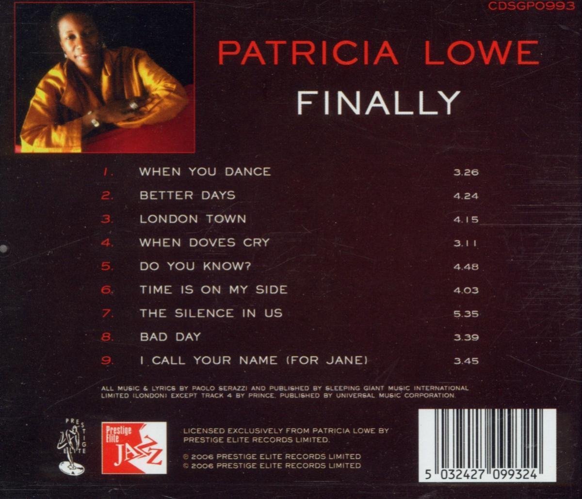 Finally, Patricia Lowe | CD (album) | Muziek | bol