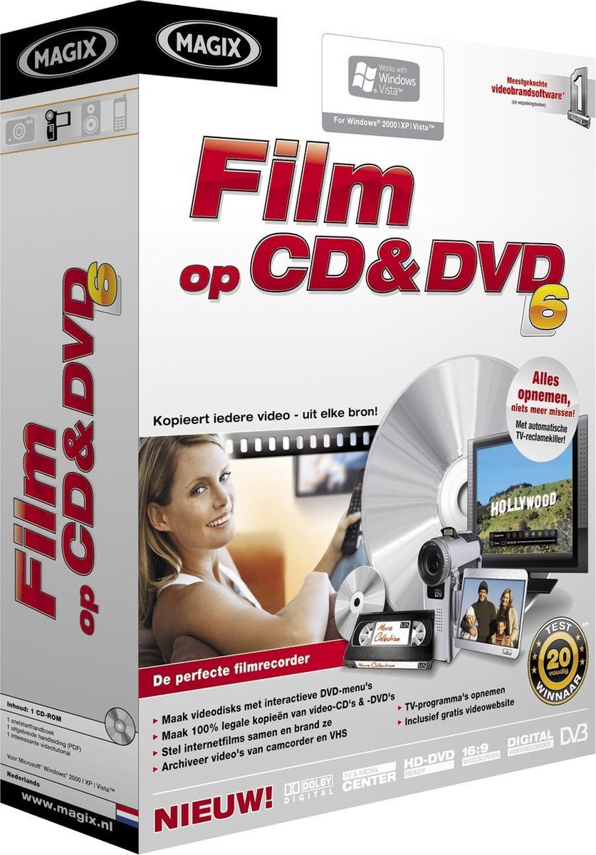 Magix Films Op Cd & Dvd 6.0 | bol.com