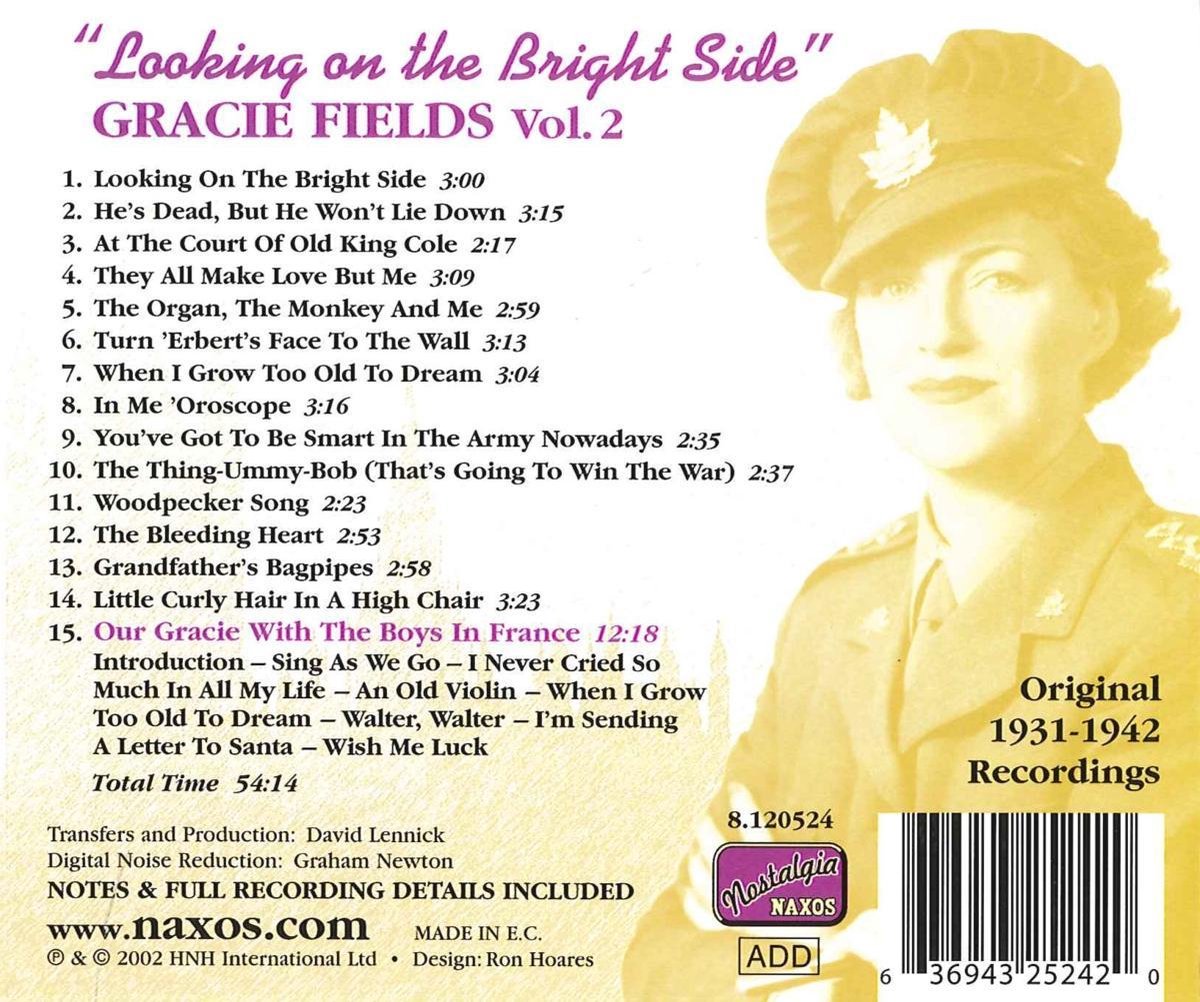 Gracie Fields - Looking On The Bright Side (CD), Gracie Fields | Muziek ...