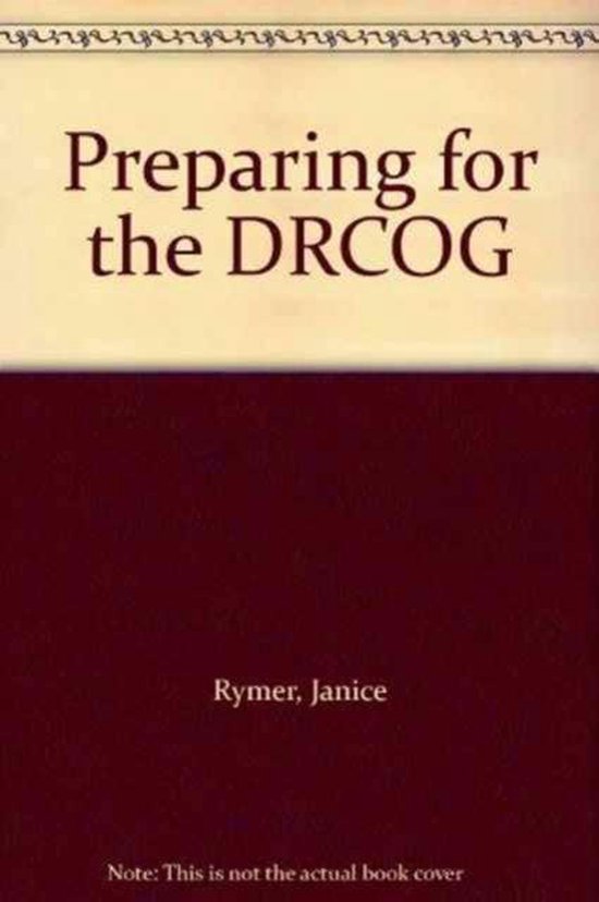 Preparing for the DRCOG | 9781900603010 | Janice Rymer | Boeken | bol.com