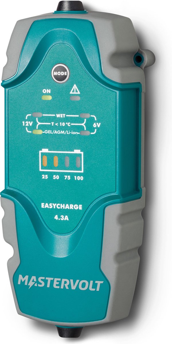 Mastervolt EasyCharge Portable Acculader 6-12 Volt 4,3 Ampère | bol.com