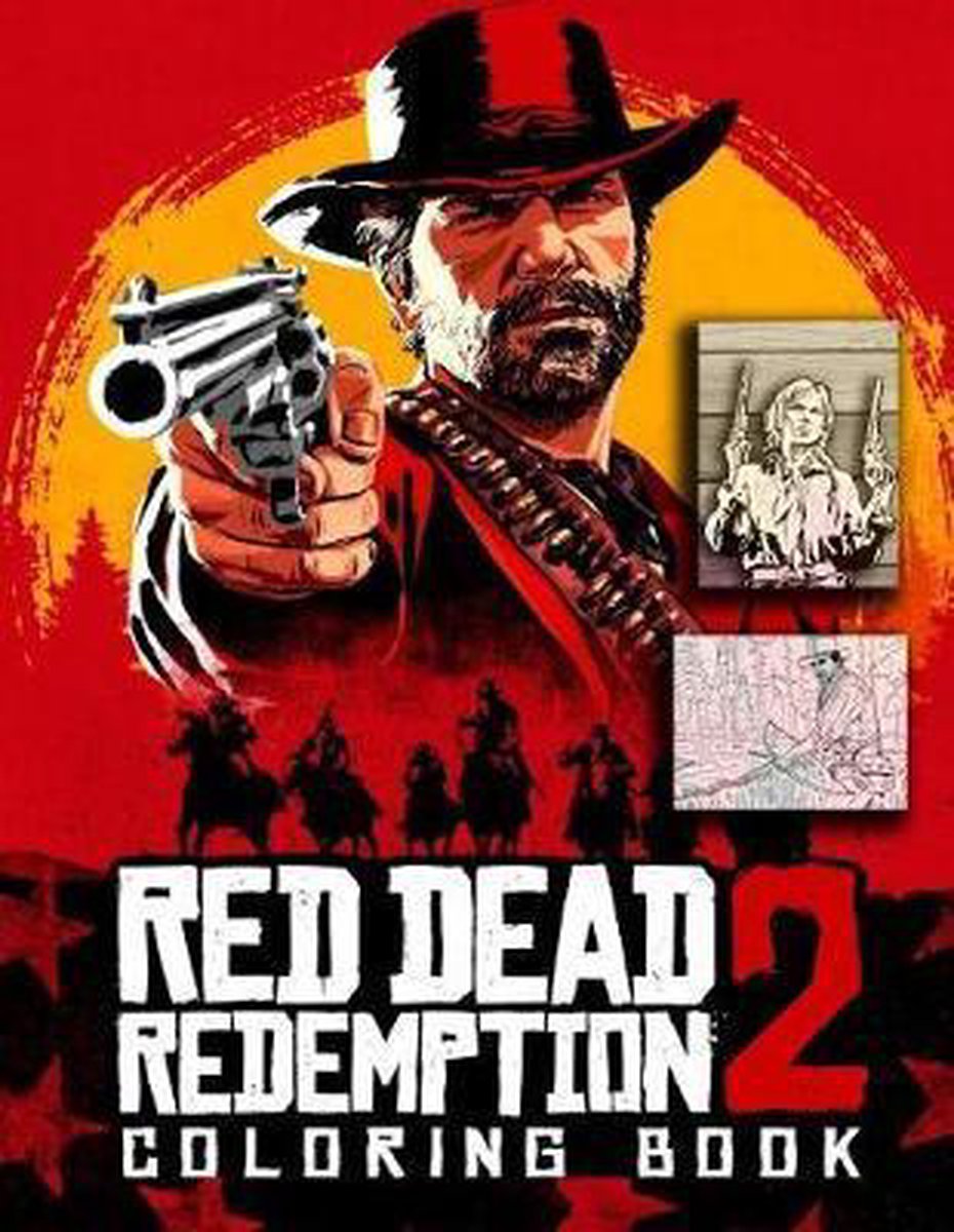 Red Dead Redemption 2 Coloring Book, Mark Brown | 9781795742900 ...
