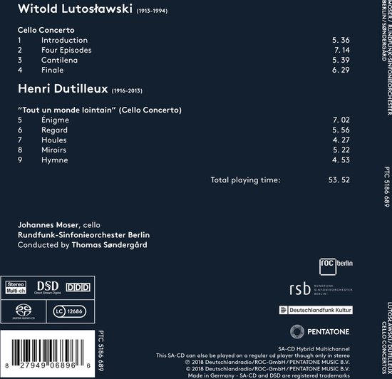 Lutoslawski/Dutilleux: Cello Concertos, Dutilleux | Muziek | bol.com