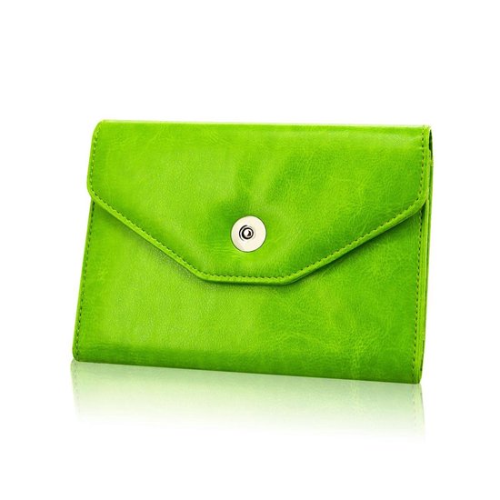 Goodline® - Autopapieren Hoes / Kentekenbewijs Mapje - PURSE - Groen | bol