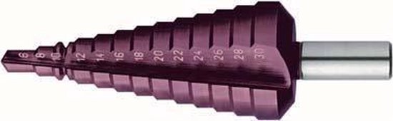 Universele trapboor HSS TiAIN 12,5 -37,00mm | bol