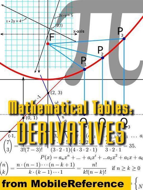 Mathematical Tables: Table Of Derivatives: (List Of Differentiation ...