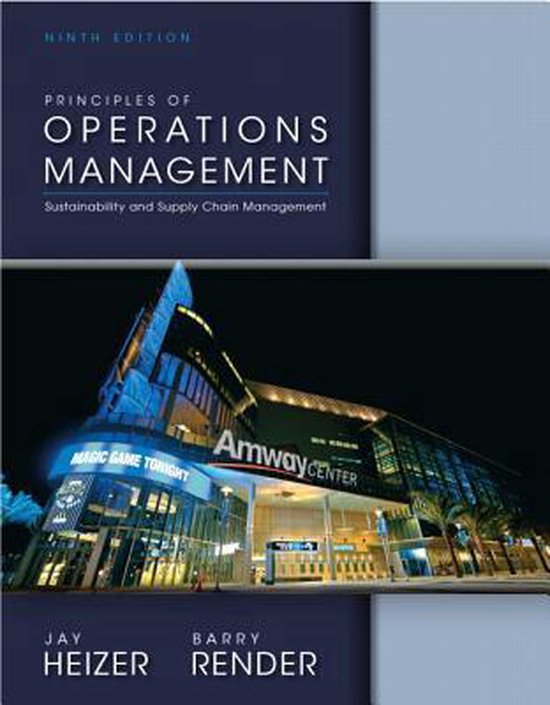 Principles of Operations Management | 9780132968362 | Jay Heizer ...