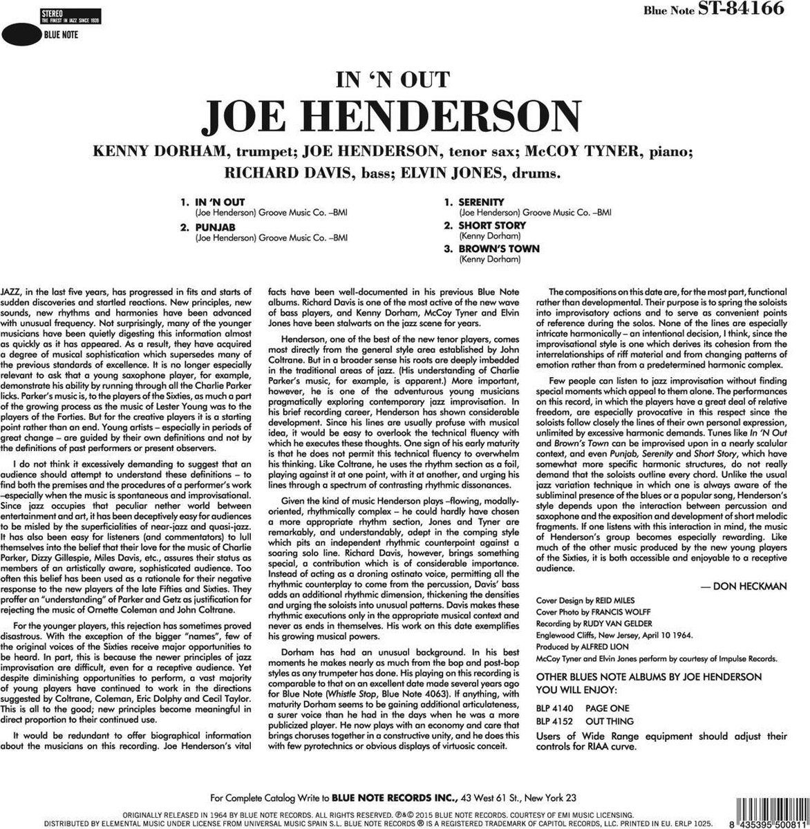 Short Story Joe Henderson at Harry Quintana blog
