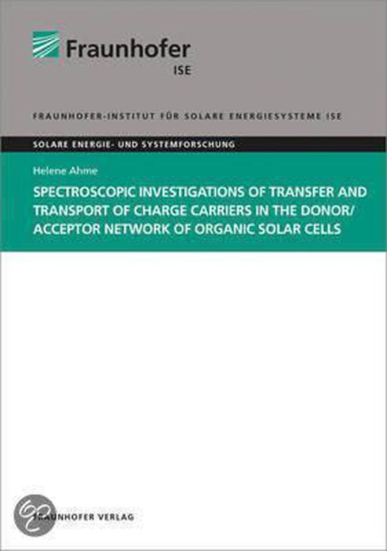 Spectroscopic Investigations of Transfer and Transport of Charge ...