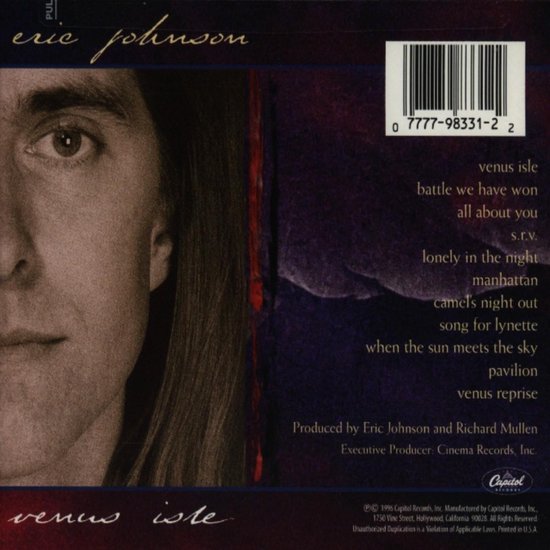 Venus Isle, Eric Johnson | CD (album) | Muziek | bol