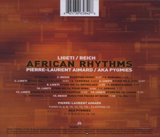 African Rhythms, Aka Pygmies | CD (album) | Muziek | bol