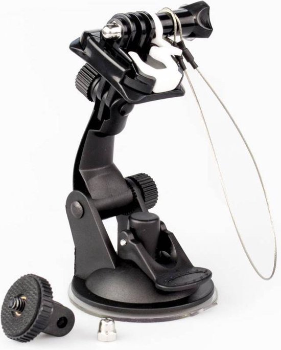 Captec Vacuum - action cam zuignap - gopro zuignap - go pro suction cup mount - ook... | bol.com