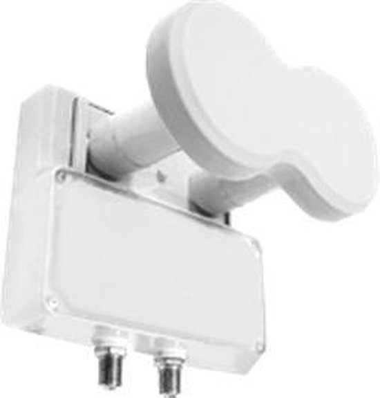 Smart Twin Monoblock TMT 43 11.7 - 12.75GHz Wit low noise block downconverter (LNB) | bol.com