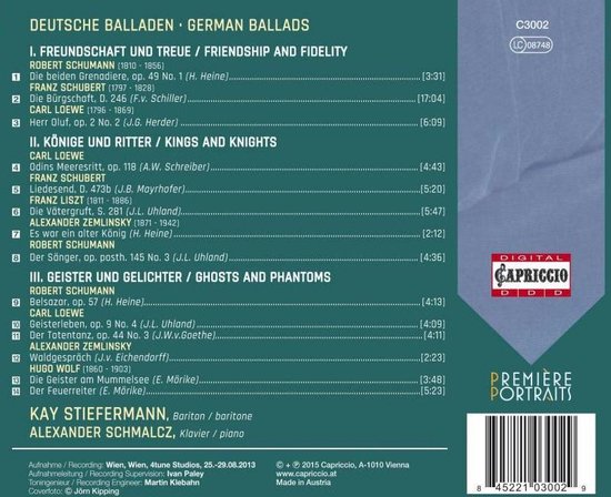 Kay Stiefermann - Deutsche Balladen (CD), Kay Stiefermann | Muziek | bol
