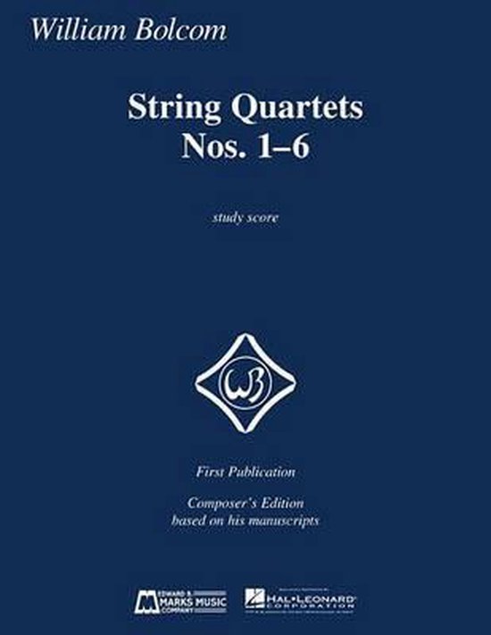 String Quartets Nos. 1-6, William Bolcom | 9781495035227 | Boeken | bol.com