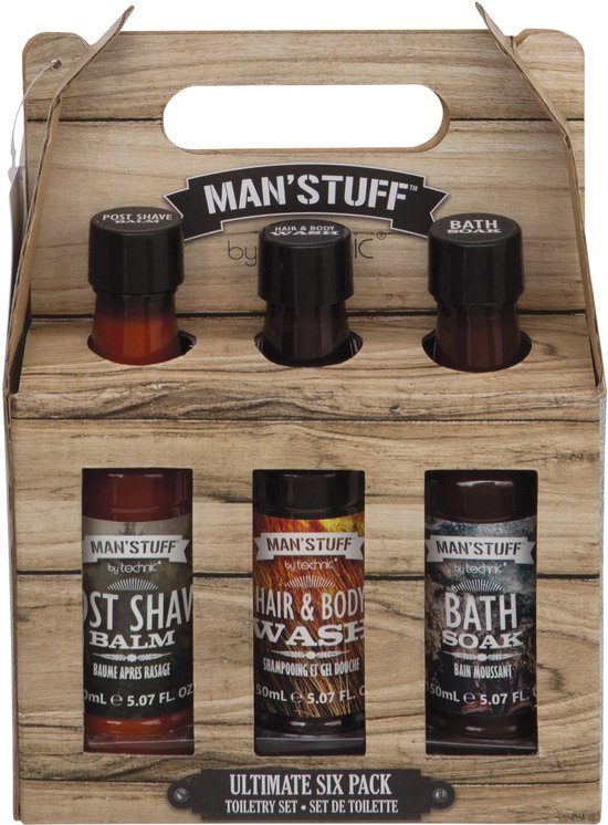 Man'Stuff geschenkset ultimate 6- pack | bol.com
