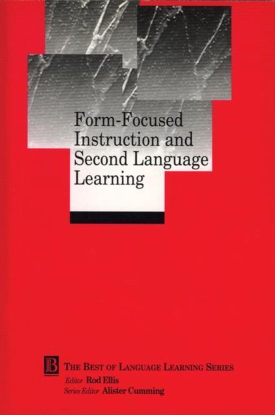 Form Focused Instruction & Second Langua | 9780631228585 | Ellis ...