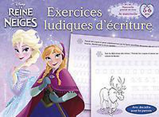 Disney Exercices ludiques d'écriture - La Reine des Neiges (5-6 a ...