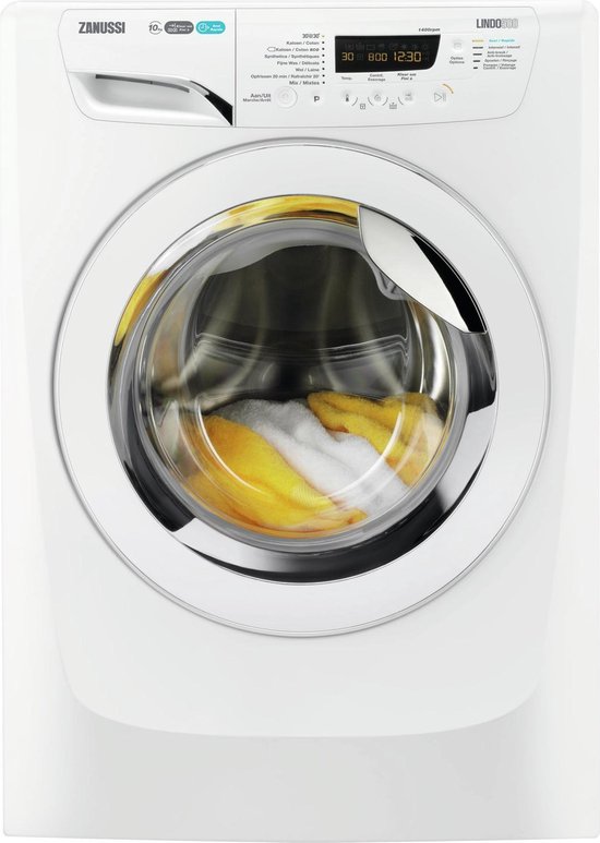 Zanussi ZWF01487WX wasmachine Voorbelading 10 kg 1400 RPM Wit | bol.com
