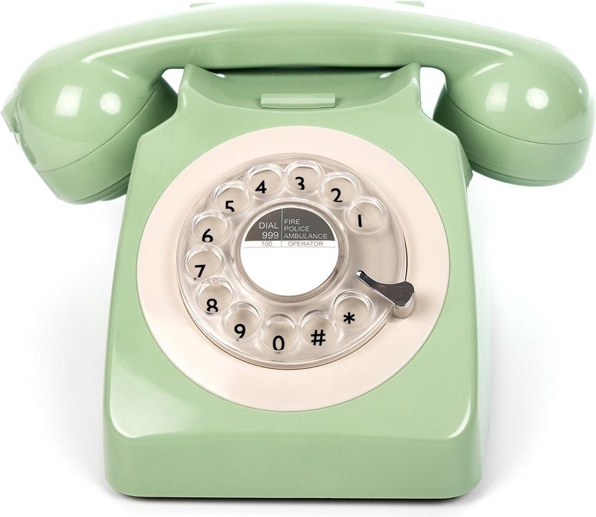 Téléphone fixe GPO Retro Téléphone fixe rétro - Vert menthe | bol.com