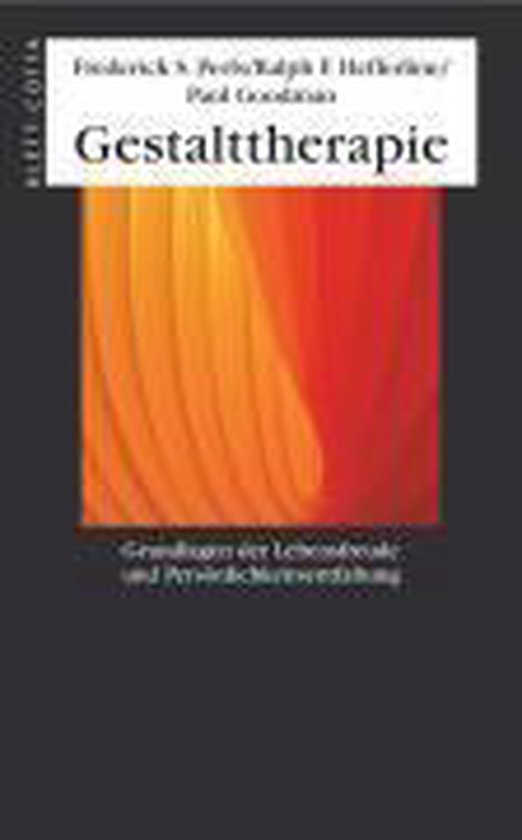 Gestalttherapie, Ralph F. Hefferline | 9783608944341 | Boeken | bol