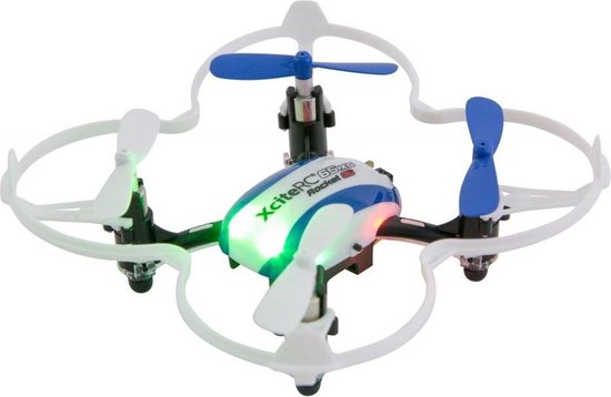 Xcite RC Rocket 65XS 3D Quadcopter, Blauw/wit | bol.com