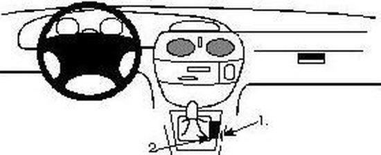 Brodit Proclip Console Mount (832290) | bol