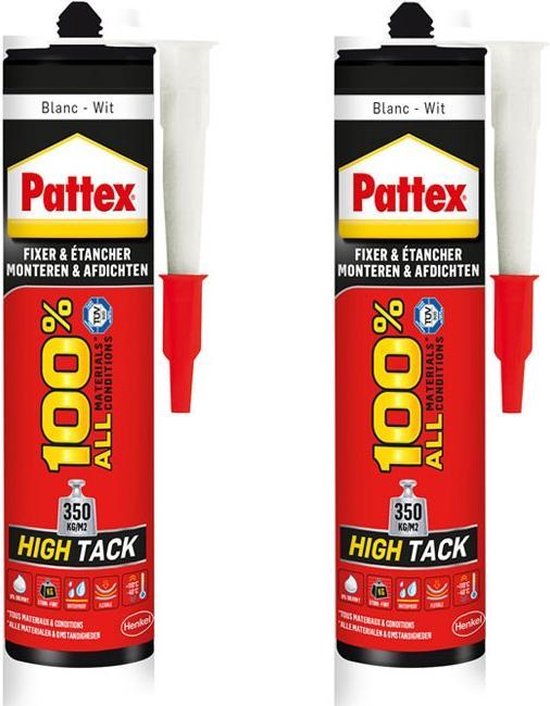 Pattex Afdichten & Montagekit - Duopack Kit - Monteren & Bevestigen ...