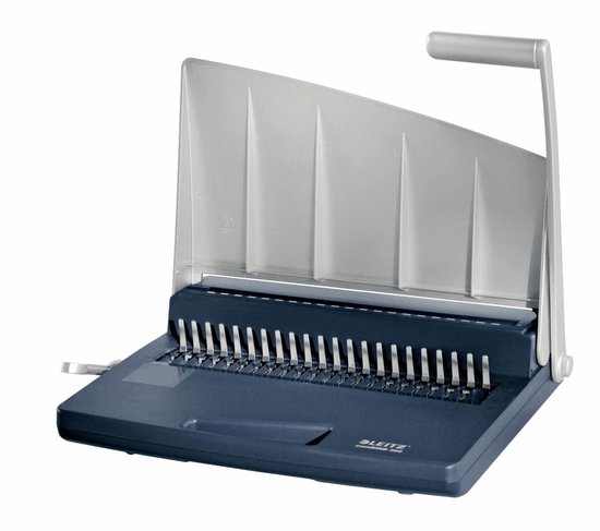 Leitz Spiraal Inbindmachine comBIND 300 - Zilver/Blauw | bol