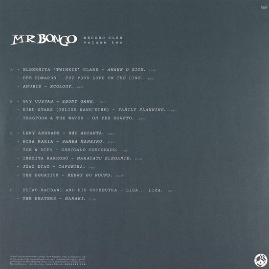 Mr Bongo Record Club Volume 2, various artists | LP (album) | Muziek ...