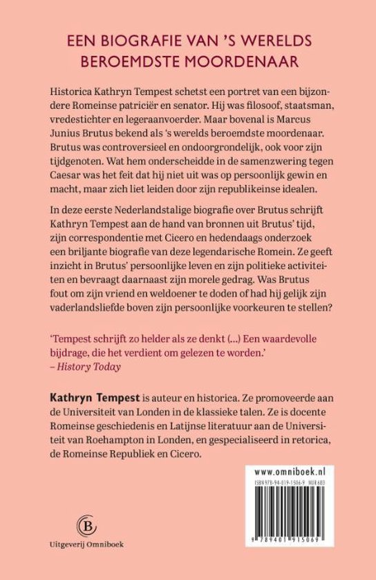 Brutus, Kathryn Tempest | 9789401915069 | Boeken | bol