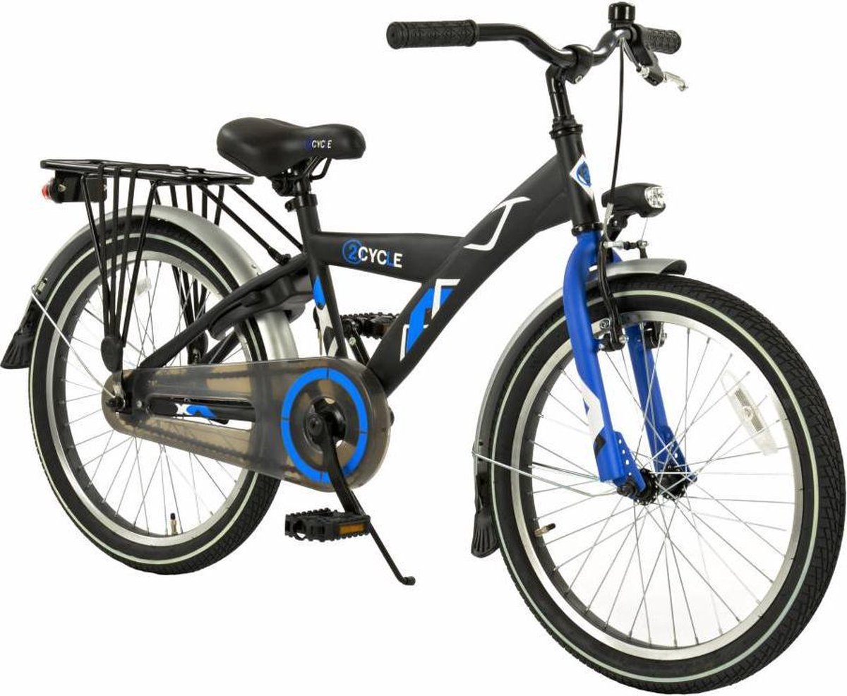 Jongensfiets 20 inch Nitro Mat-Zwart (2005) - Jongensfiets | bol.com