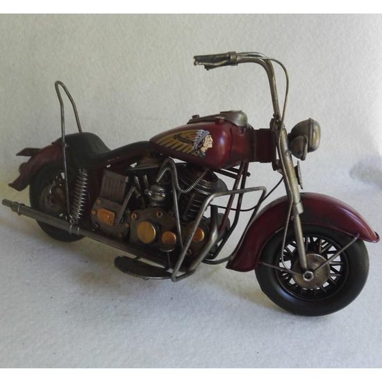 Blikken - rode - motor - Indian - style | bol