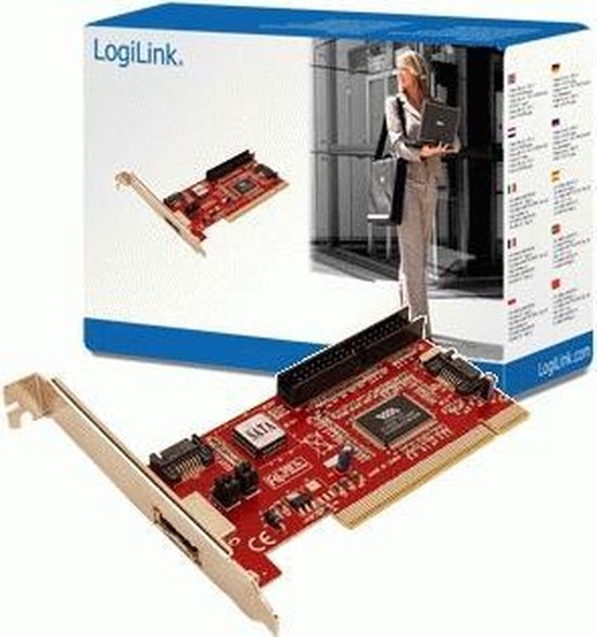 LogiLink PCI interface card e-SATA / S-ATA + IDE 1x interfacekaart ...