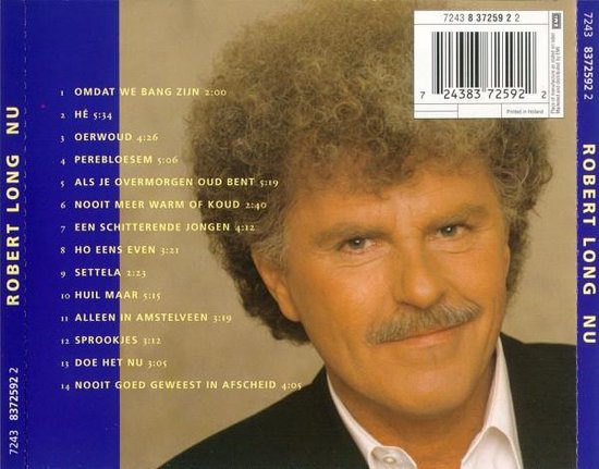 Nu, Robert Long | CD (album) | Muziek | bol