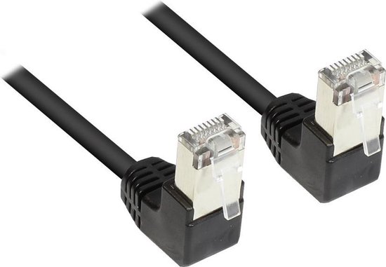 Alcasa 805S-100WI netwerkkabel 10 m Cat5e F/UTP (FTP) Zwart | bol
