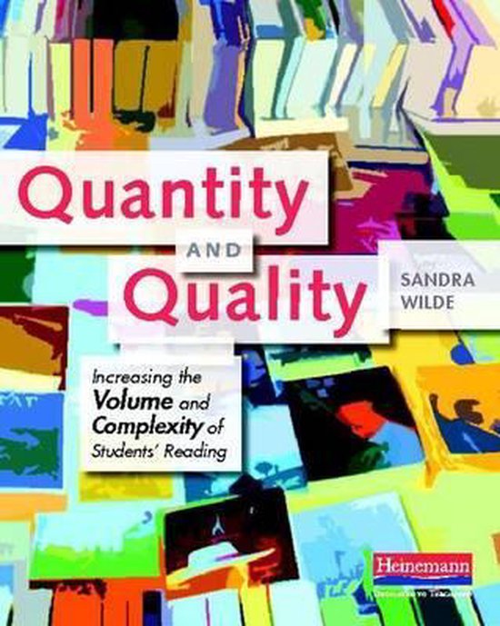 Quantity and Quality | 9780325047966 | Sandra Wilde | Boeken | bol.com