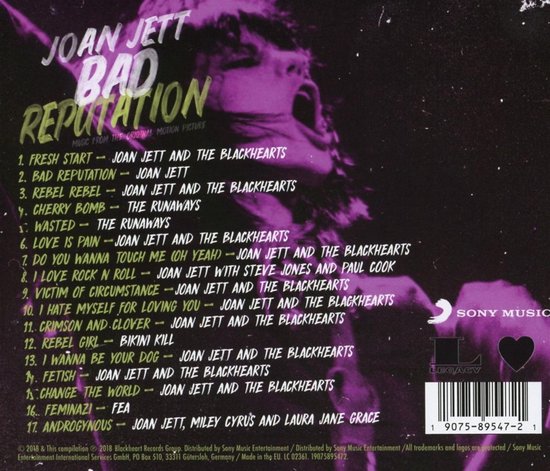 Bad Reputation, Ost | Muziek | bol