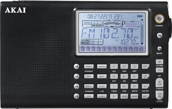 Akai APW20 - Wereldontvanger - Zwart | bol