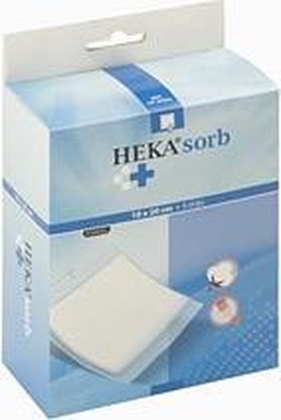 HEKA sorb absorberend verband 10 x 20 cm steriel | bol