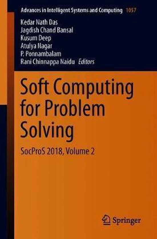 Soft Computing for Problem Solving | 9789811501838 | Boeken | bol.com