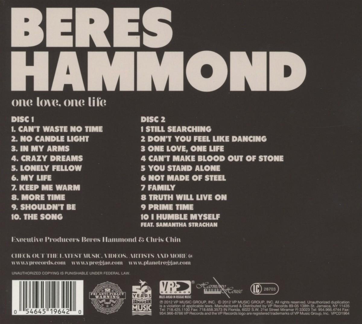 One Love, One Life, Beres Hammond | CD (album) | Muziek | bol.com
