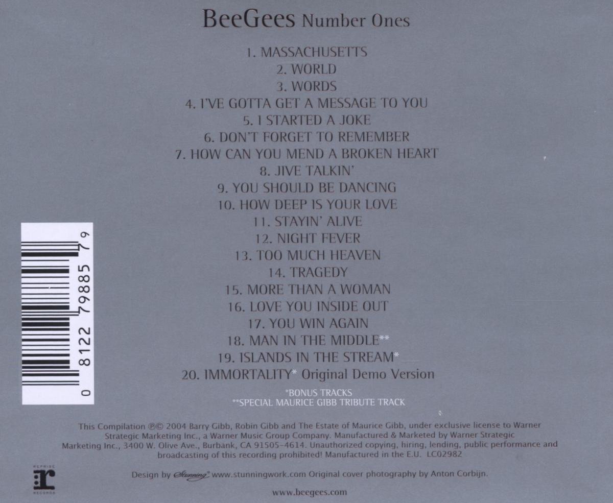 Number Ones, The Bee Gees | CD (album) | Muziek | bol.com