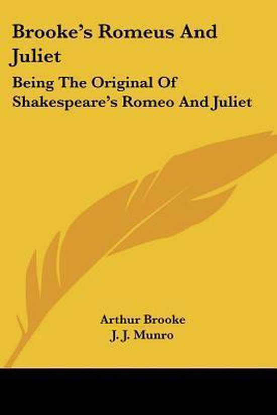 Brooke's Romeus And Juliet, Arthur Brooke | 9781432641672 | Boeken | bol