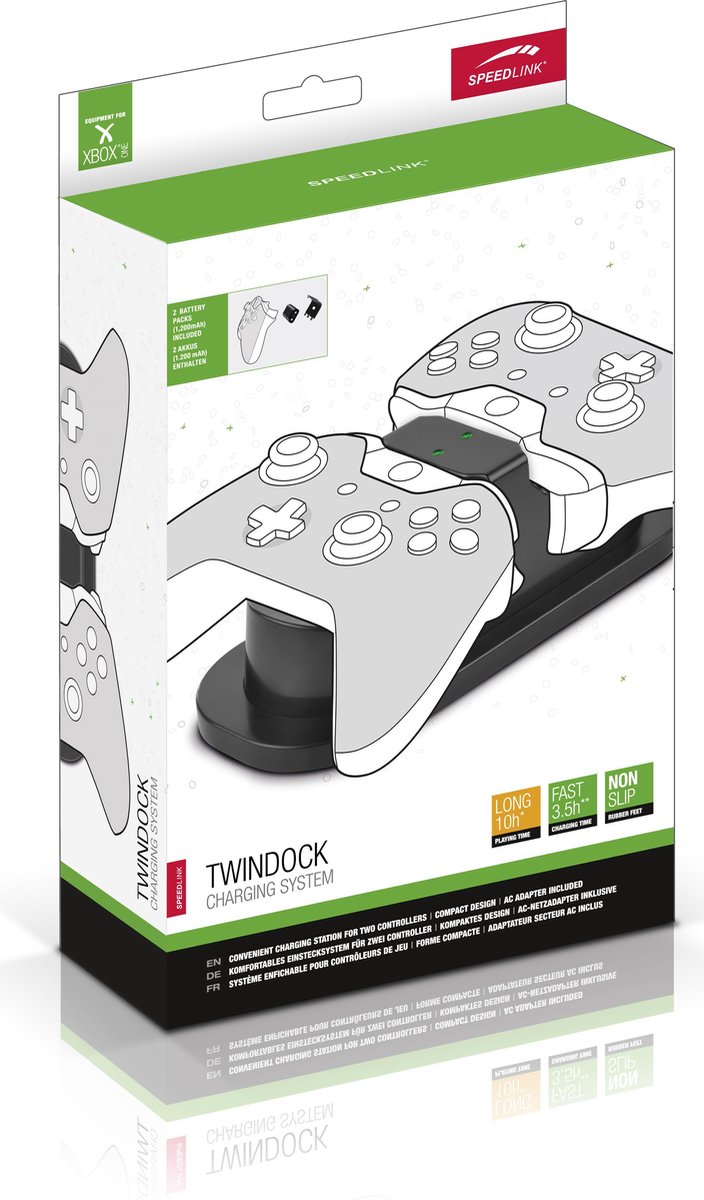 Speedlink Dubbel Docking Station - Zwart (Xbox One) | bol.com