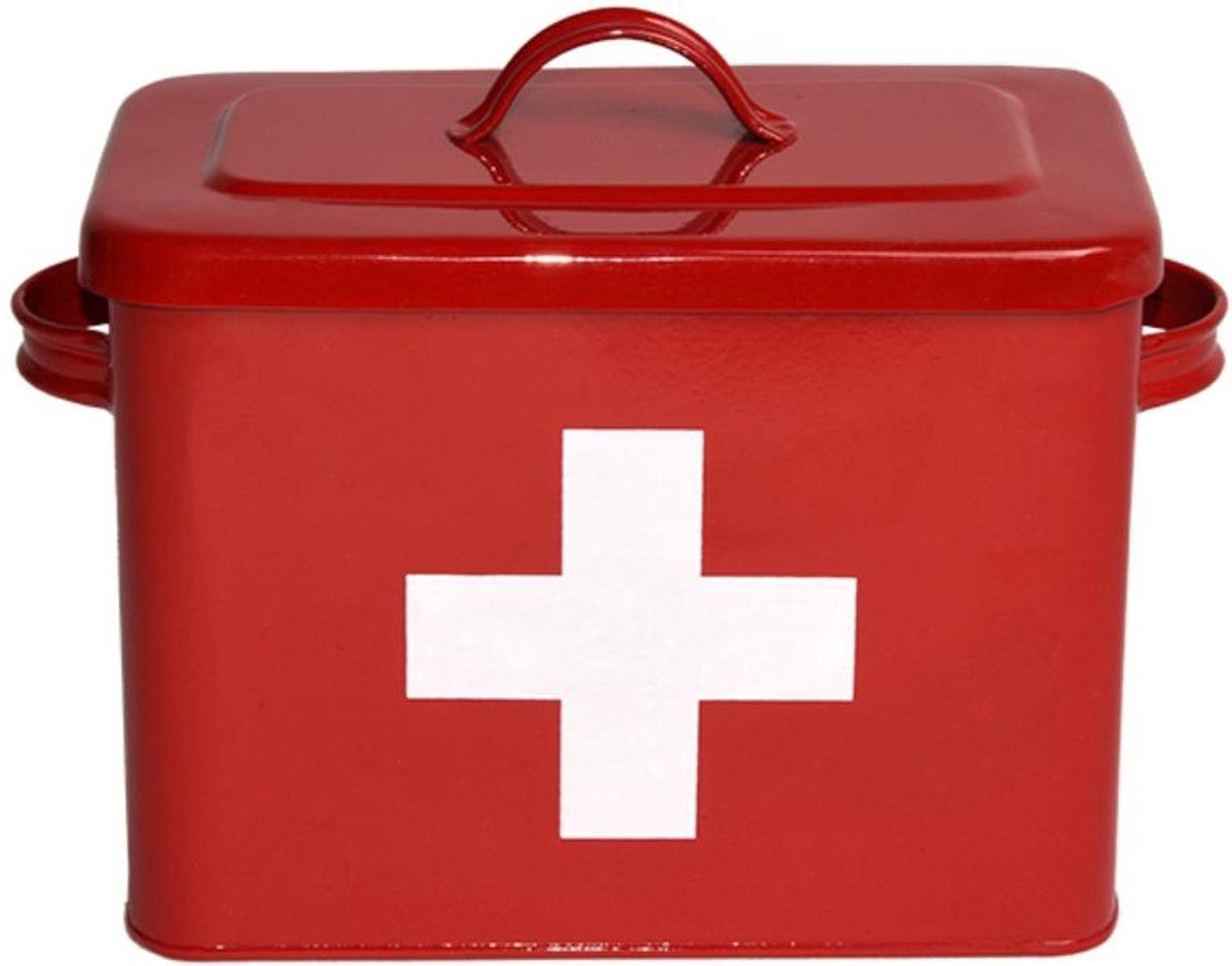 LABEL51- Ehbo Box 30x14x21 Cm - Rood | bol.com