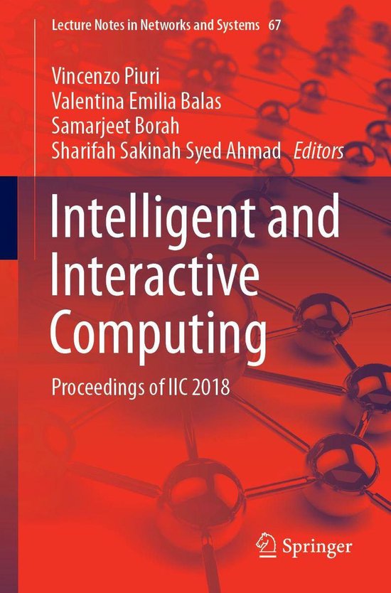 Intelligent and Interactive Computing (ebook) | 9789811360312 | Boeken ...