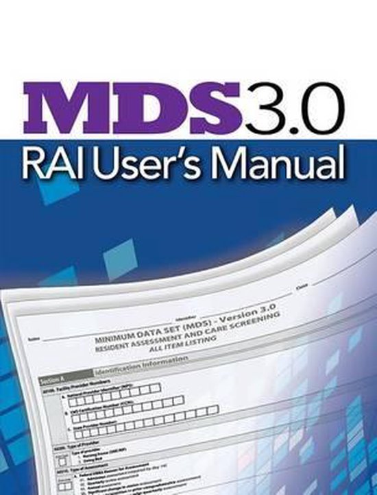 MDS 3.0 Rai User's Manual (October 2015 Update) | 9781556458910 | Boeken | bol